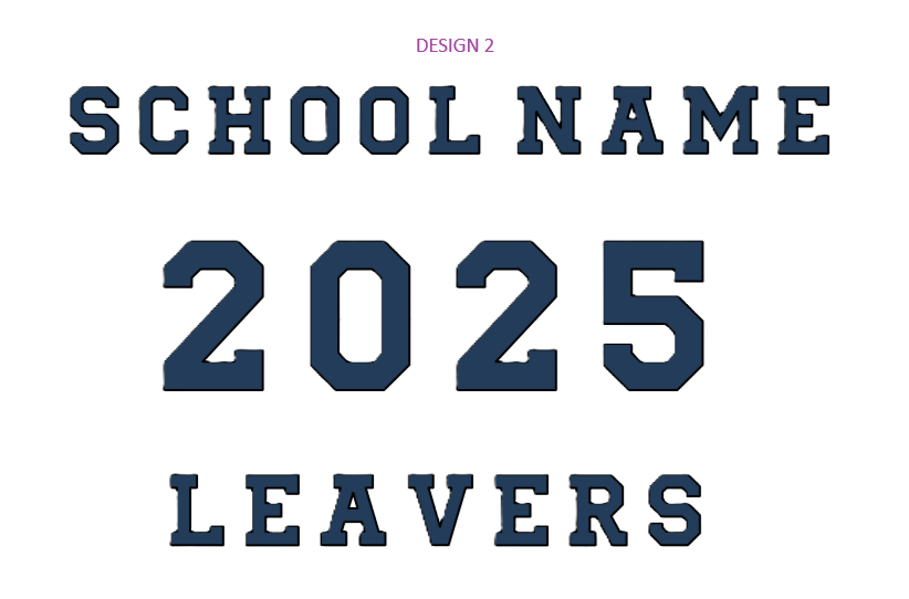 Personalised Individual Leavers Designs – Uniforms By Niki
