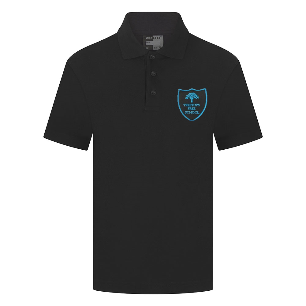 Treetops Free School Staff Polo Shirt with logo – Uniforms By Niki