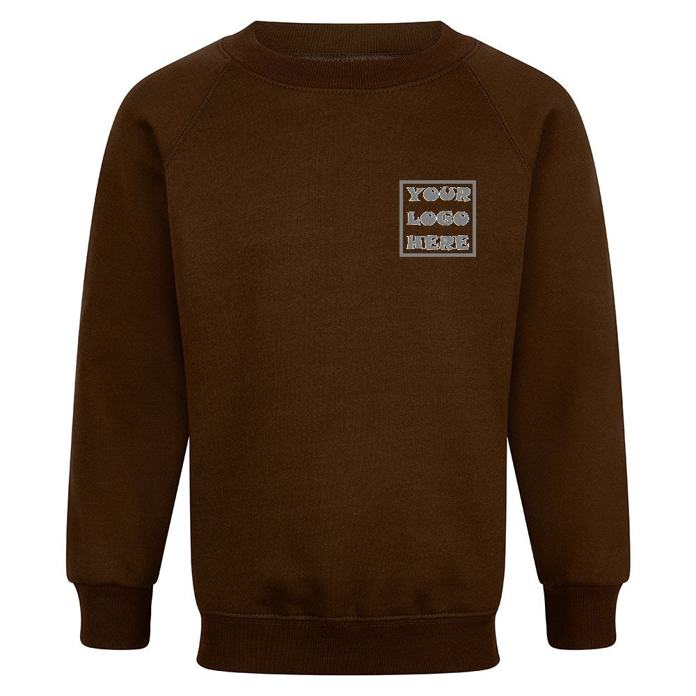 Workwear Crew Neck Sweatshirt with Your Logo – Uniforms By Niki