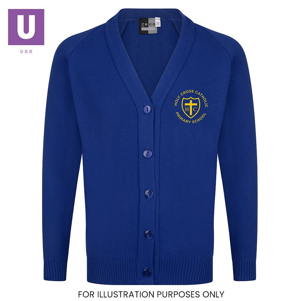 Holy Cross Primary Knitted Cardigan with logo – Uniforms By Niki
